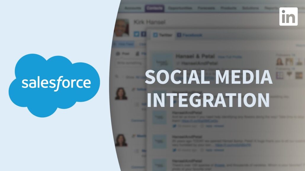 Salesforce CRM Social Media Integration - Salesforce CRM Software ...